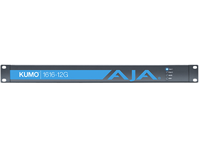 AJA KUMO-1616-12G Compact 16x16 12G-SDI Router
