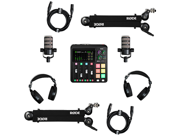 RodeCaster Pro II Production Studio Kit (1, 2, 4 Person)