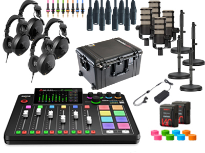 RodeCaster Pro II Production Studio Kit (1, 2, 4 Person)