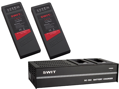 SWIT S-8073N 73Wh Li-ion NP-1 Battery Bundle - Lemac